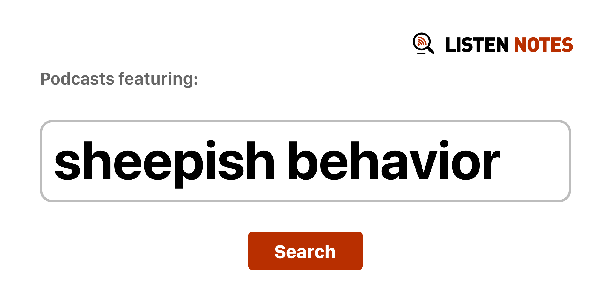 Sheepish Behavior - Top podcast episodes